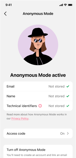 Anonymous Mode | A deeper layer of data privacy with Flo