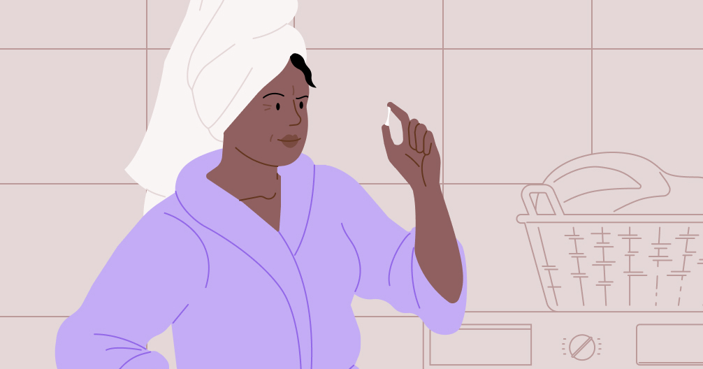 Sticky discharge: What does it mean?